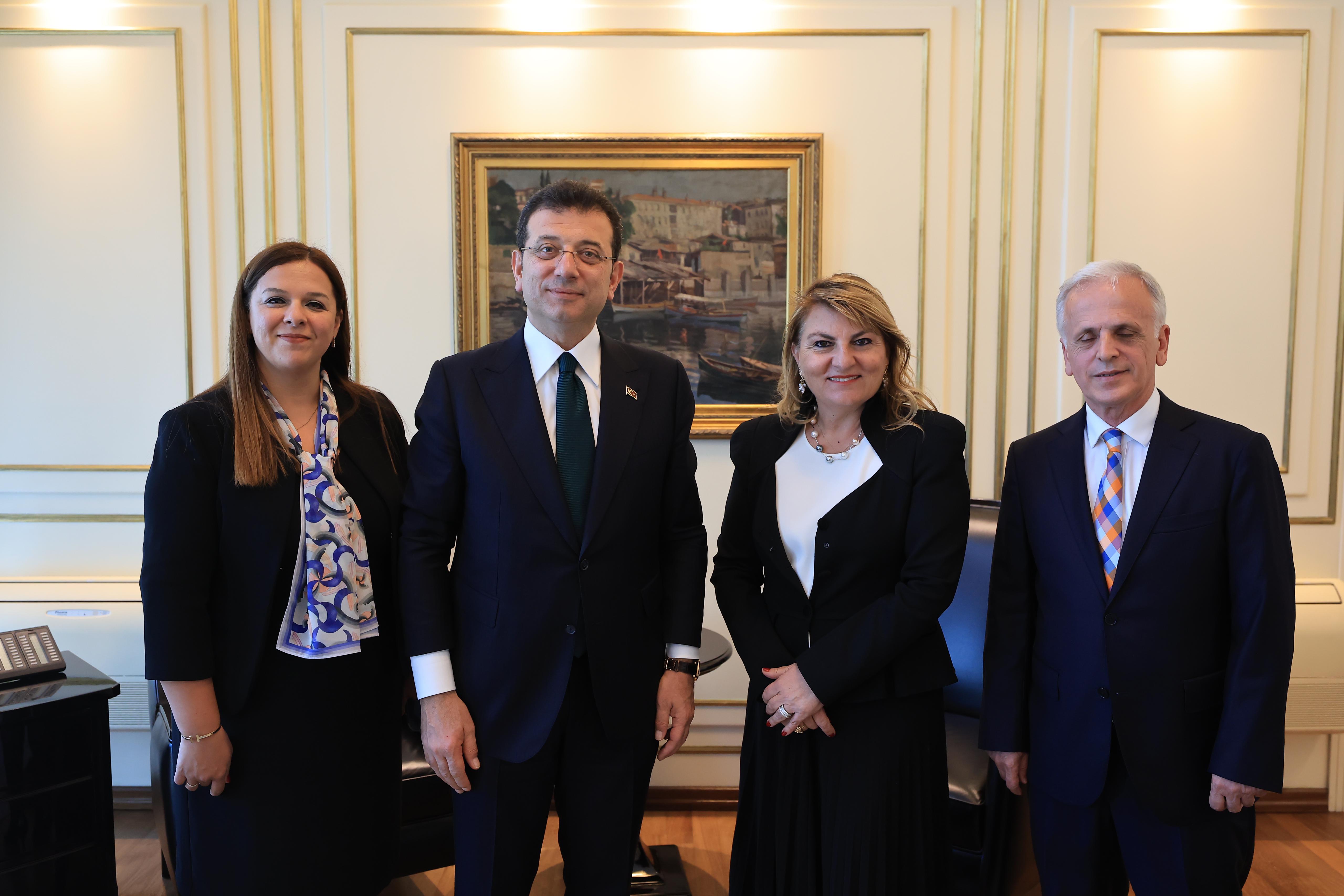 VISIT FROM IKU TO ISTANBUL METROPOLITAN MUNICIPAL;ITY MAYOR EKREM İMAMOĞLU | İstanbul Kültür ...